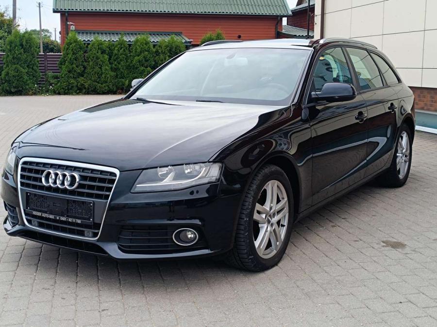 Black Audi A4 2009 in Kretinga, with an engine capacity of 1.99 L and mileage of 269 thousand km for 5999 €, photo 4 on AUTOMOTO.COM.LV