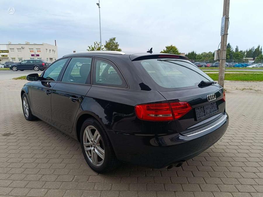 Black Audi A4 2009 in Kretinga, with an engine capacity of 1.99 L and mileage of 269 thousand km for 5999 €, photo 8 on AUTOMOTO.COM.LV