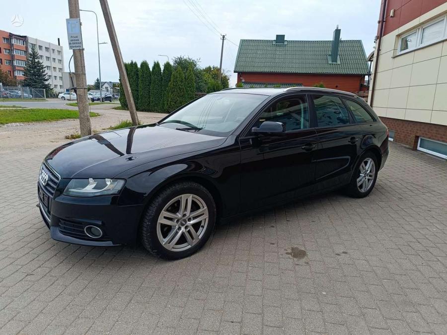 Black Audi A4 2009 in Kretinga, with an engine capacity of 1.99 L and mileage of 269 thousand km for 5999 €, photo 10 on AUTOMOTO.COM.LV