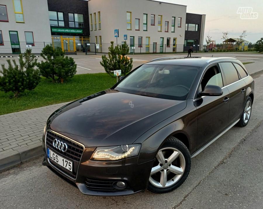 Black Audi A4 2009 in Kaunas, with an engine capacity of 2.00 L and mileage of 315 thousand km for 4350 €, photo 7 on AUTOMOTO.COM.LV