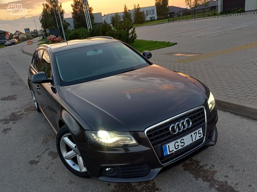 Black Audi A4 2009 in Kaunas, with an engine capacity of 2.00 L and mileage of 315 thousand km for 4350 €, photo 8 on AUTOMOTO.COM.LV