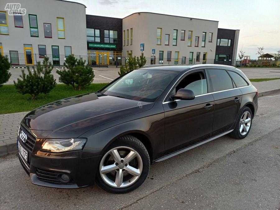 Black Audi A4 2009 in Kaunas, with an engine capacity of 2.00 L and mileage of 315 thousand km for 4350 €, photo 9 on AUTOMOTO.COM.LV