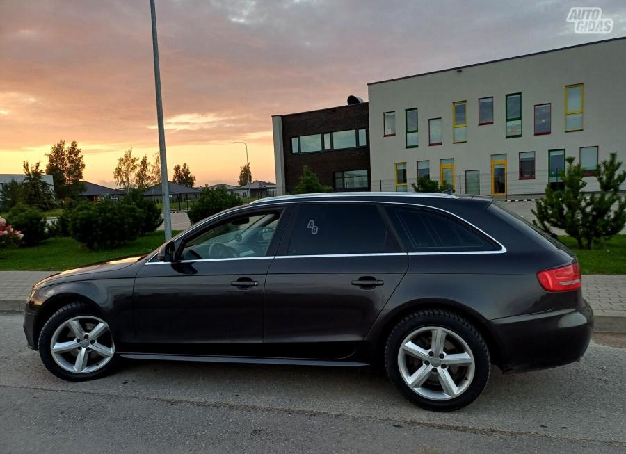 Black Audi A4 2009 in Kaunas, with an engine capacity of 2.00 L and mileage of 315 thousand km for 4350 €, photo 10 on AUTOMOTO.COM.LV