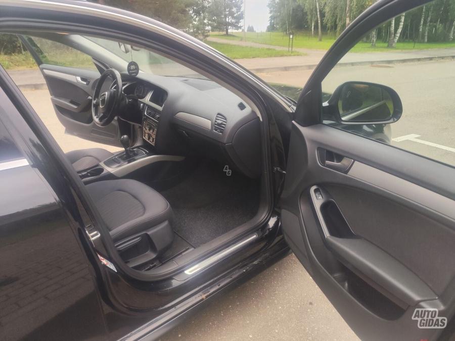 Black Audi A4 2009 in Kretinga, with an engine capacity of 2.00 L and mileage of 276 thousand km for 4000 €, photo 10 on AUTOMOTO.COM.LV