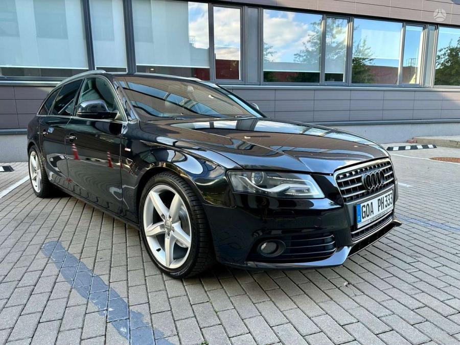 Black Audi A4 2009 in Kaunas, with an engine capacity of 2.00 L and mileage of 270 thousand km for 4900 €, photo 6 on AUTOMOTO.COM.LV