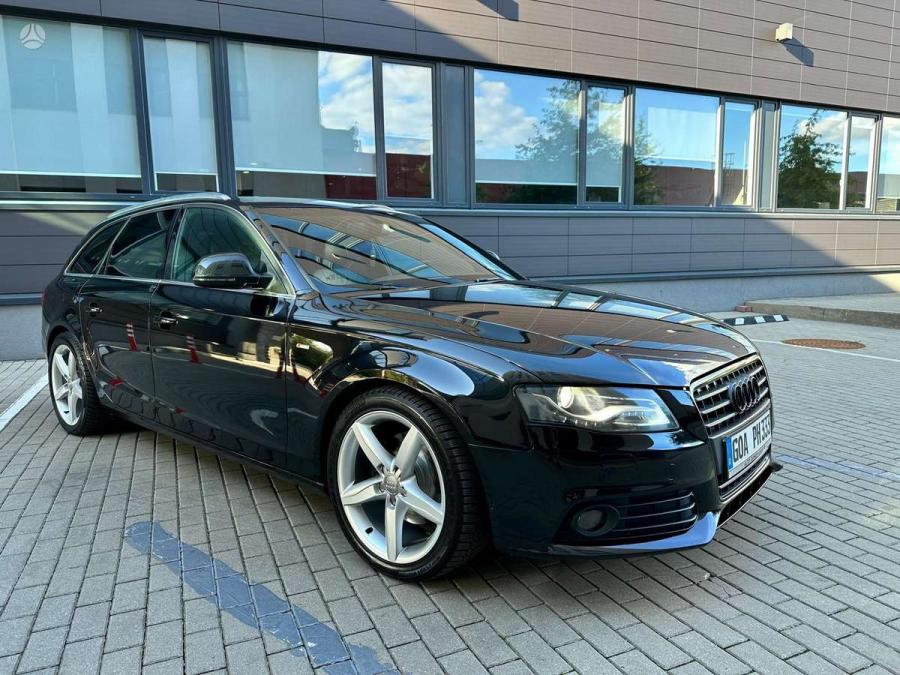 Black Audi A4 2009 in Kaunas, with an engine capacity of 2.00 L and mileage of 270 thousand km for 4900 €, photo 7 on AUTOMOTO.COM.LV