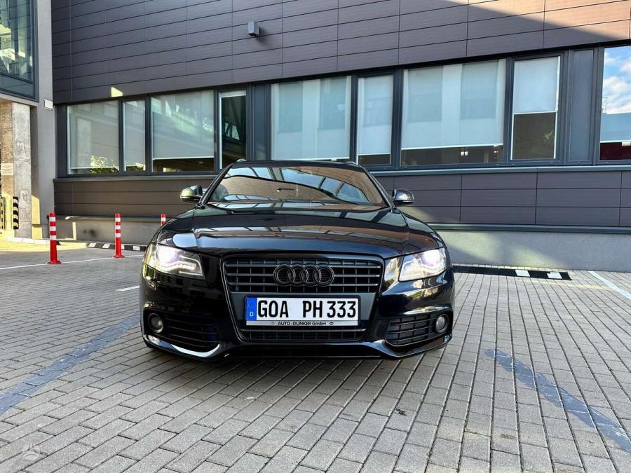Black Audi A4 2009 in Kaunas, with an engine capacity of 2.00 L and mileage of 270 thousand km for 4900 €, photo 8 on AUTOMOTO.COM.LV
