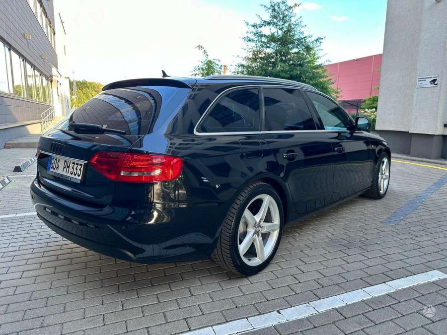 Black Audi A4 2009 in Kaunas, with an engine capacity of 2.00 L and mileage of 270 thousand km for 4900 €, photo 10 on AUTOMOTO.COM.LV