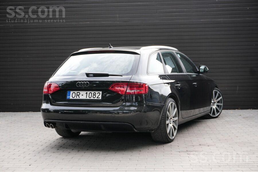 Black Audi A4 2009 in Riga, with an engine capacity of 2.00 L and mileage of 320 thousand km for 6290 €, photo 5 on AUTOMOTO.COM.LV