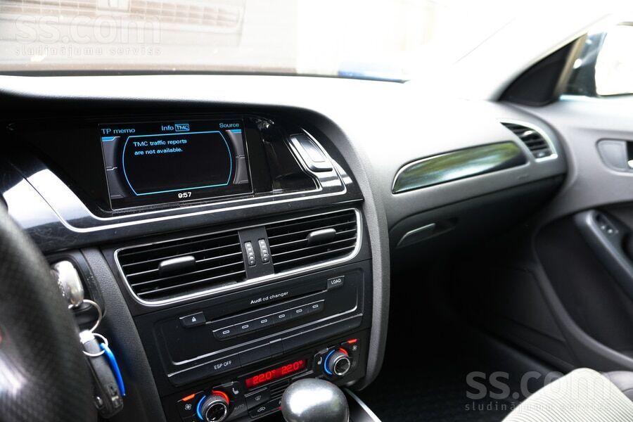 Black Audi A4 2009 in Riga, with an engine capacity of 2.00 L and mileage of 320 thousand km for 6290 €, photo 13 on AUTOMOTO.COM.LV