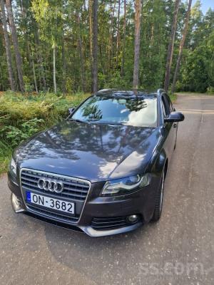 Melns Audi A4 2009 Rīga, ar dzinēja tilpumu 2.00 L un nobraukumu 205 tūkst. km par 6950 €, foto 1 vietnē AUTOMOTO.COM.LV
