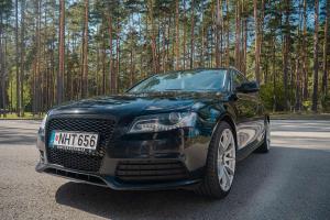 Black Audi A4 2009 in Druskininkai, with an engine capacity of 2.00 L and mileage of 380 thousand km for 4850 €, photo 11 on AUTOMOTO.COM.LV