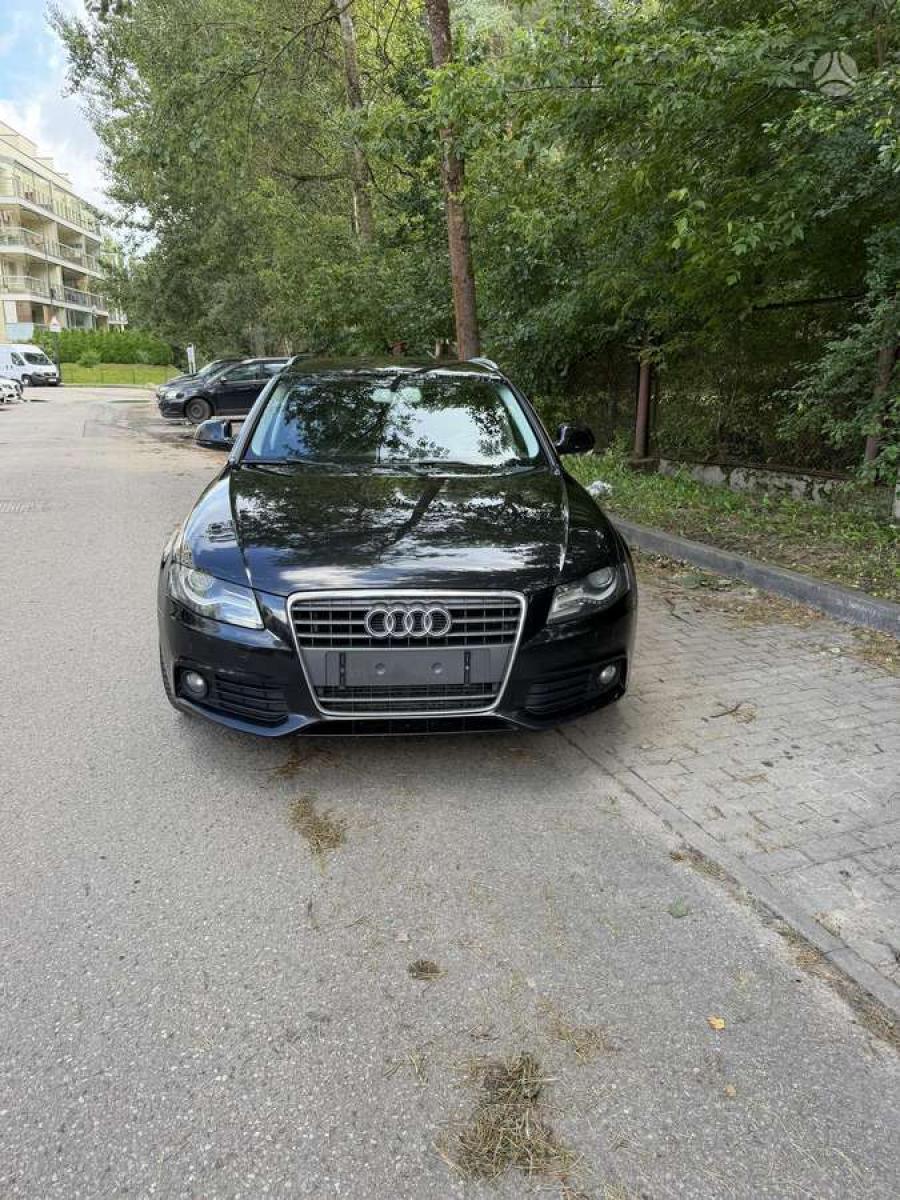 Melns Audi A4 2009 Viļņa, ar dzinēja tilpumu 1.97 L un nobraukumu 269 tūkst. km par 4900 €, foto 3 vietnē AUTOMOTO.COM.LV