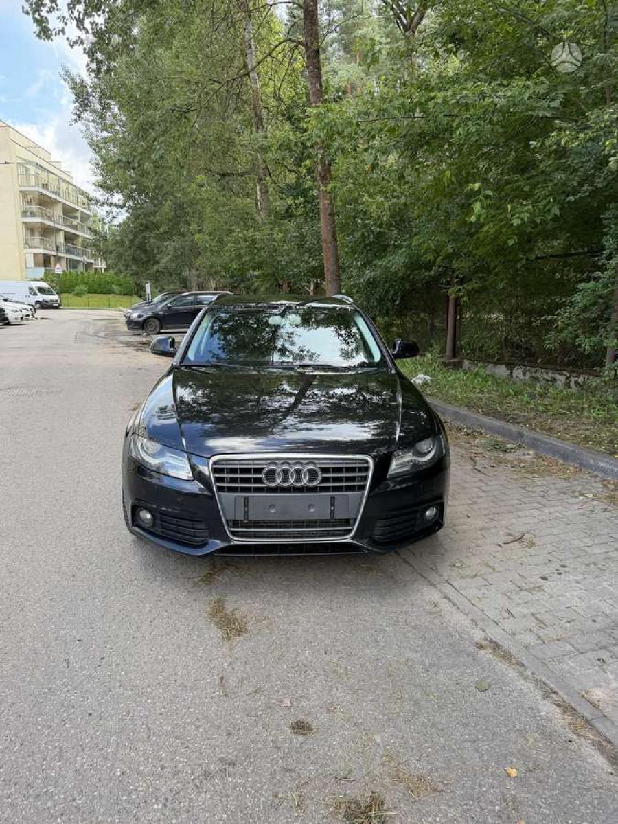 Melns Audi A4 2009 Viļņa, ar dzinēja tilpumu 1.97 L un nobraukumu 269 tūkst. km par 4900 €, foto 4 vietnē AUTOMOTO.COM.LV