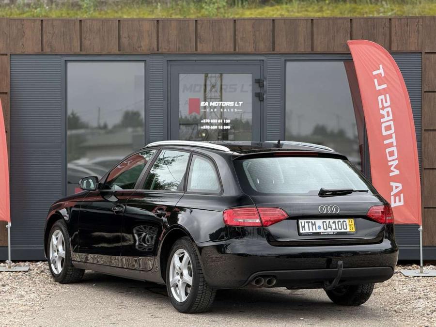 Melns Audi A4 2009 Viļņa, ar dzinēja tilpumu 2.00 L un nobraukumu 360 tūkst. km par 5050 €, foto 8 vietnē AUTOMOTO.COM.LV