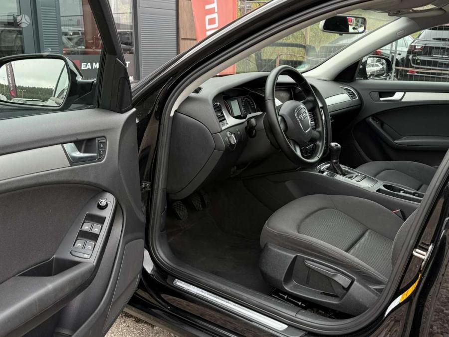 Melns Audi A4 2009 Viļņa, ar dzinēja tilpumu 2.00 L un nobraukumu 360 tūkst. km par 5050 €, foto 14 vietnē AUTOMOTO.COM.LV