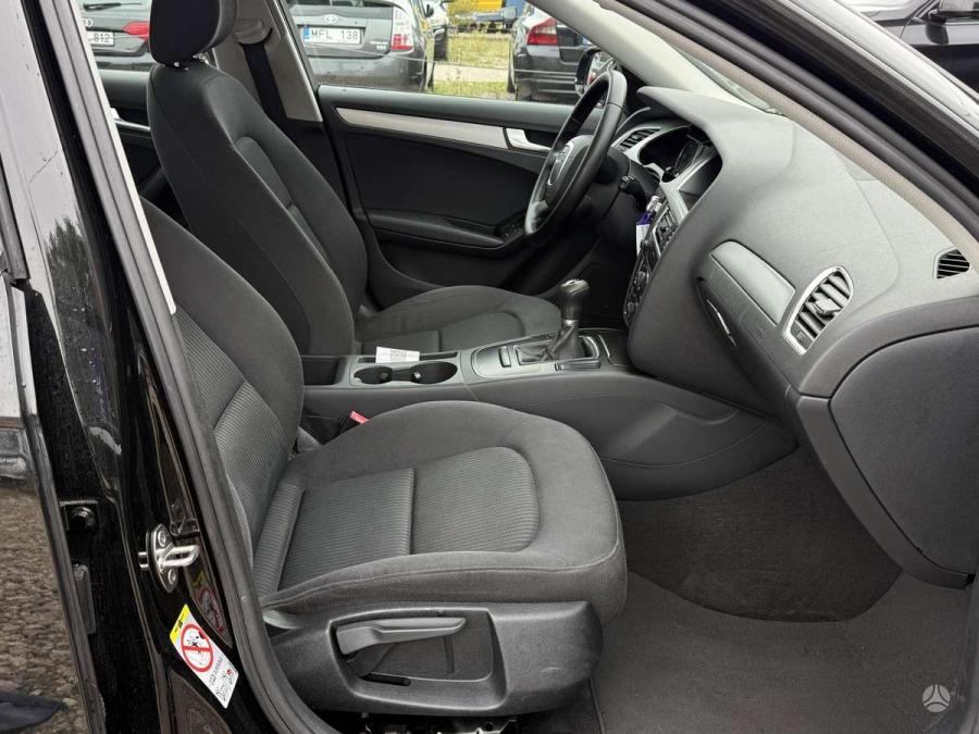 Melns Audi A4 2009 Viļņa, ar dzinēja tilpumu 2.00 L un nobraukumu 360 tūkst. km par 5050 €, foto 19 vietnē AUTOMOTO.COM.LV