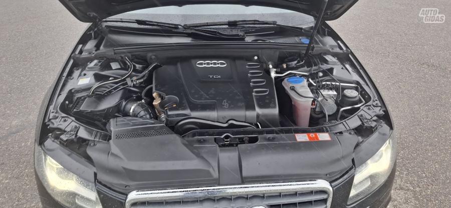Black Audi A4 2009 in Marijampole, with an engine capacity of 2.00 L and mileage of 291 thousand km for 5200 €, photo 10 on AUTOMOTO.COM.LV