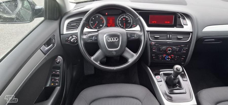 Black Audi A4 2009 in Marijampole, with an engine capacity of 2.00 L and mileage of 291 thousand km for 5200 €, photo 11 on AUTOMOTO.COM.LV