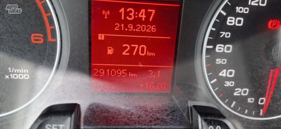 Black Audi A4 2009 in Marijampole, with an engine capacity of 2.00 L and mileage of 291 thousand km for 5200 €, photo 18 on AUTOMOTO.COM.LV