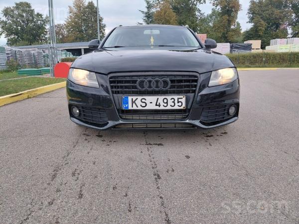 Black Audi A4 2009 in Jelgava, with an engine capacity of 3.00 L and mileage of 430 thousand km for 4300 €, photo 1 on AUTOMOTO.COM.LV