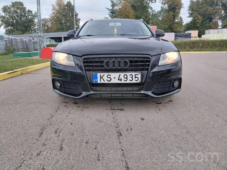 Melns Audi A4 2009 Jelgava, ar dzinēja tilpumu 3.00 L un nobraukumu 430 tūkst. km par 4300 €, foto 1 vietnē AUTOMOTO.COM.LV