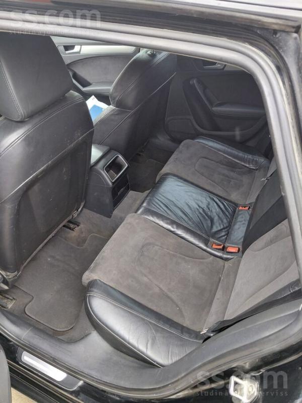 Black Audi A4 2009 in Jelgava, with an engine capacity of 3.00 L and mileage of 430 thousand km for 4300 €, photo 8 on AUTOMOTO.COM.LV