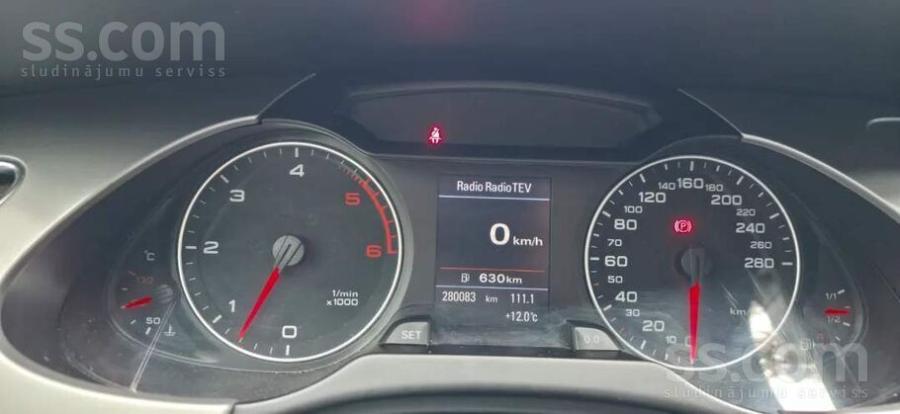 Black Audi A4 2009 in Saldus, with an engine capacity of 3.00 L and mileage of 280 thousand km for 6550 €, photo 10 on AUTOMOTO.COM.LV
