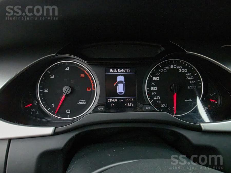 Черный Ауди А4 2009 в Тукумс, объемом двигателя 3.00 л и пробегом 334 тыс. км за 4750 €, фото 24 на AUTOMOTO.COM.LV
