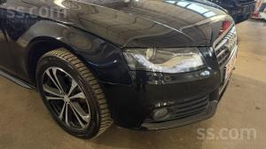 Melns Audi A4 2009 Rīga, ar dzinēja tilpumu 2.00 L un nobraukumu 207 tūkst. km par 5950 €, foto  vietnē AUTOMOTO.COM.LV