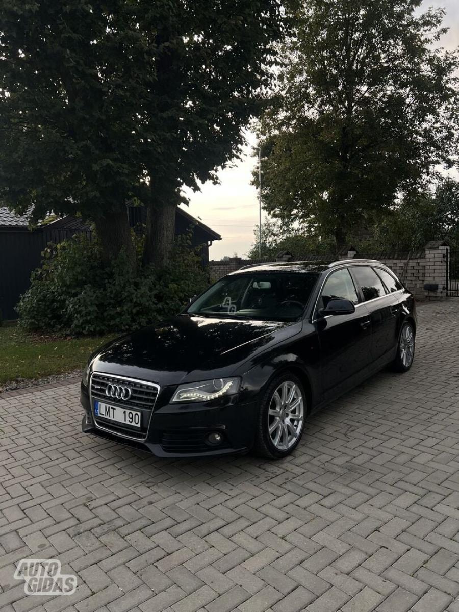 Melns Audi A4 2009 Viļņa, ar dzinēja tilpumu 2.00 L un nobraukumu 300 tūkst. km par 3600 €, foto 3 vietnē AUTOMOTO.COM.LV