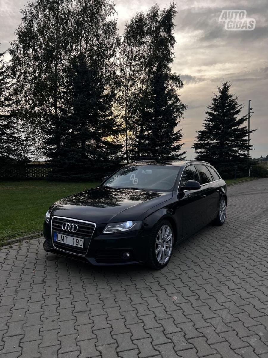 Melns Audi A4 2009 Viļņa, ar dzinēja tilpumu 2.00 L un nobraukumu 300 tūkst. km par 3600 €, foto 4 vietnē AUTOMOTO.COM.LV