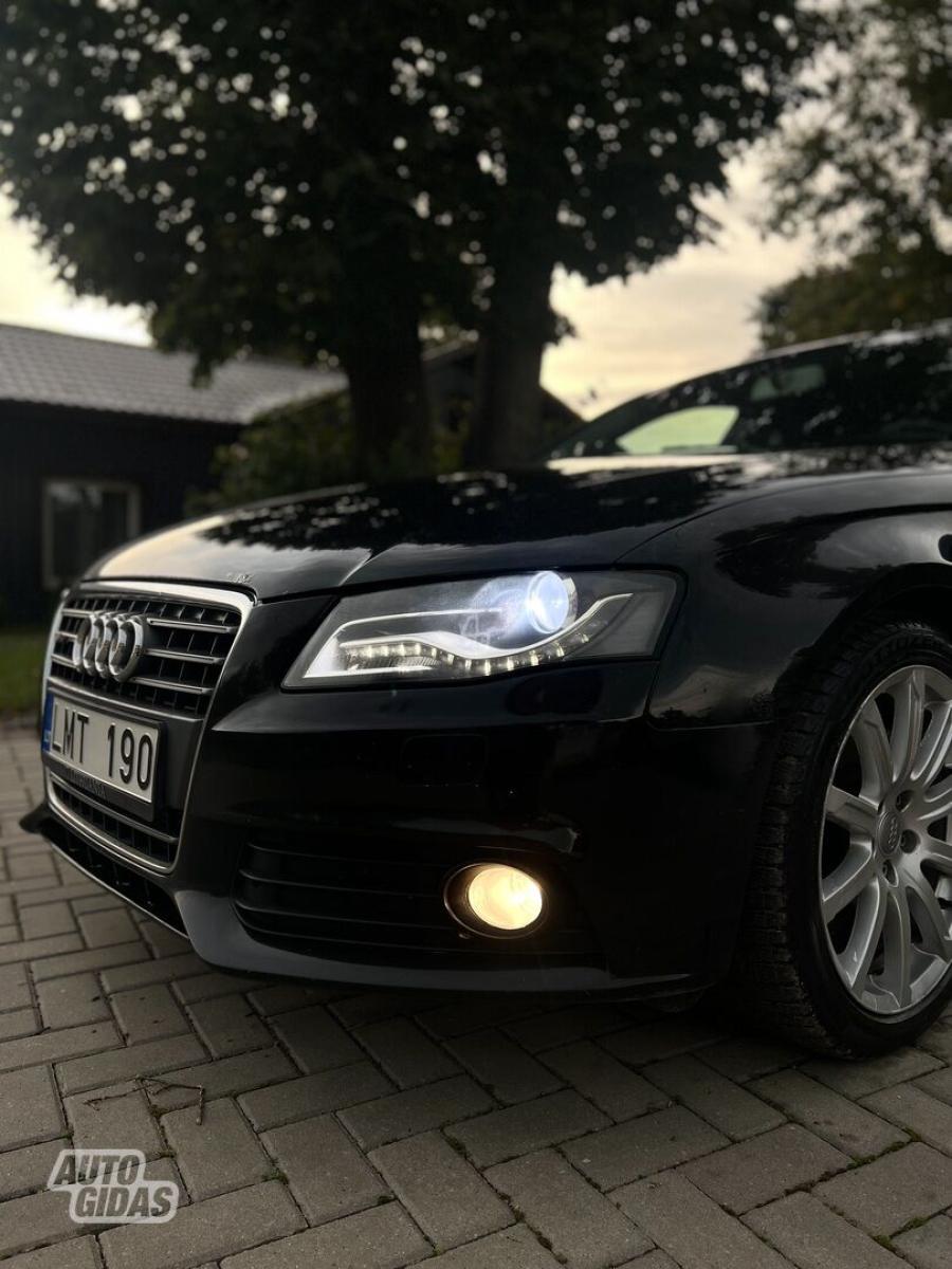 Melns Audi A4 2009 Viļņa, ar dzinēja tilpumu 2.00 L un nobraukumu 300 tūkst. km par 3600 €, foto 9 vietnē AUTOMOTO.COM.LV