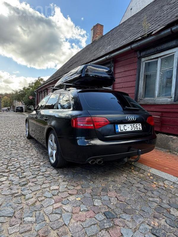 Black Audi A4 2009 in Cesis, with an engine capacity of 2.00 L and mileage of 345 thousand km for 5100 €, photo 5 on AUTOMOTO.COM.LV
