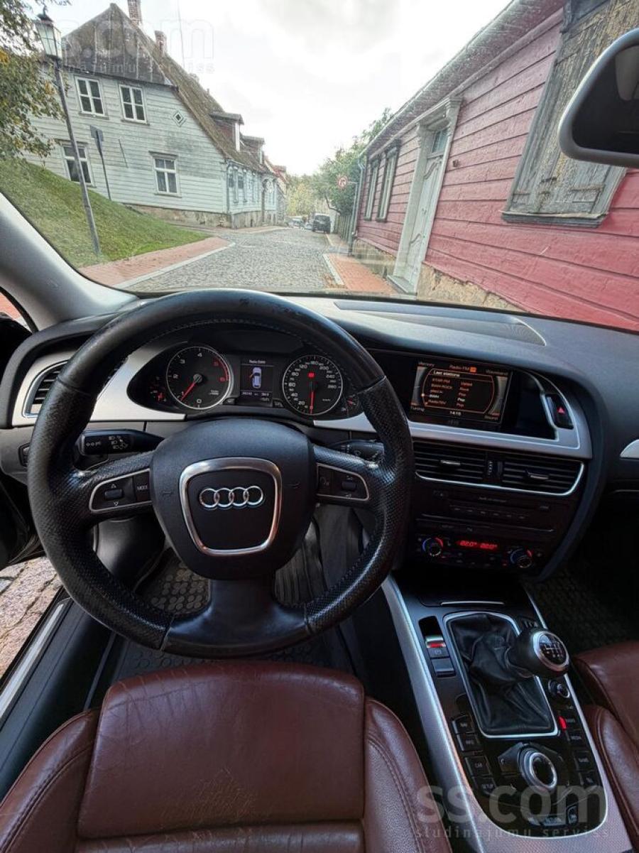 Melns Audi A4 2009 Cēsis, ar dzinēja tilpumu 2.00 L un nobraukumu 345 tūkst. km par 5100 €, foto 14 vietnē AUTOMOTO.COM.LV