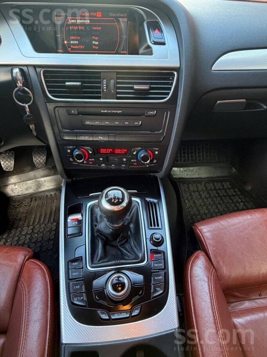 Melns Audi A4 2009 Cēsis, ar dzinēja tilpumu 2.00 L un nobraukumu 345 tūkst. km par 5100 €, foto 15 vietnē AUTOMOTO.COM.LV