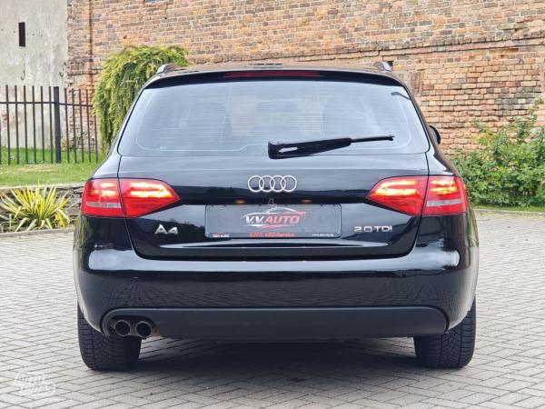 Black Audi A4 2009 in Vilnius, with an engine capacity of 2.00 L and mileage of 289 thousand km for 4999 €, photo 8 on AUTOMOTO.COM.LV