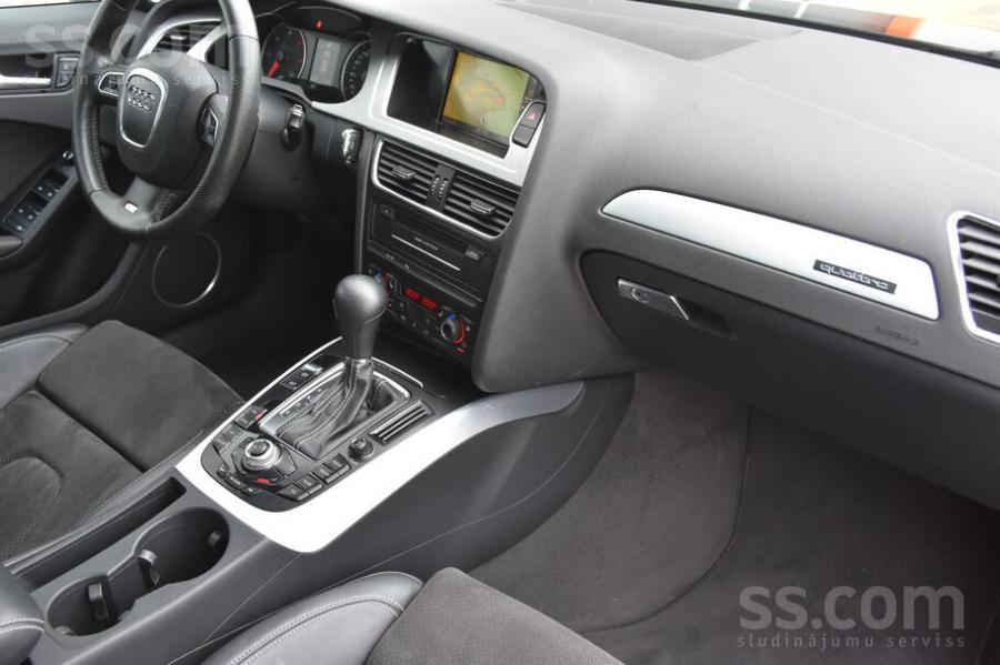 Melns Audi A4 2009 Rīga, ar dzinēja tilpumu 3.00 L un nobraukumu 305 tūkst. km par 6950 €, foto 13 vietnē AUTOMOTO.COM.LV