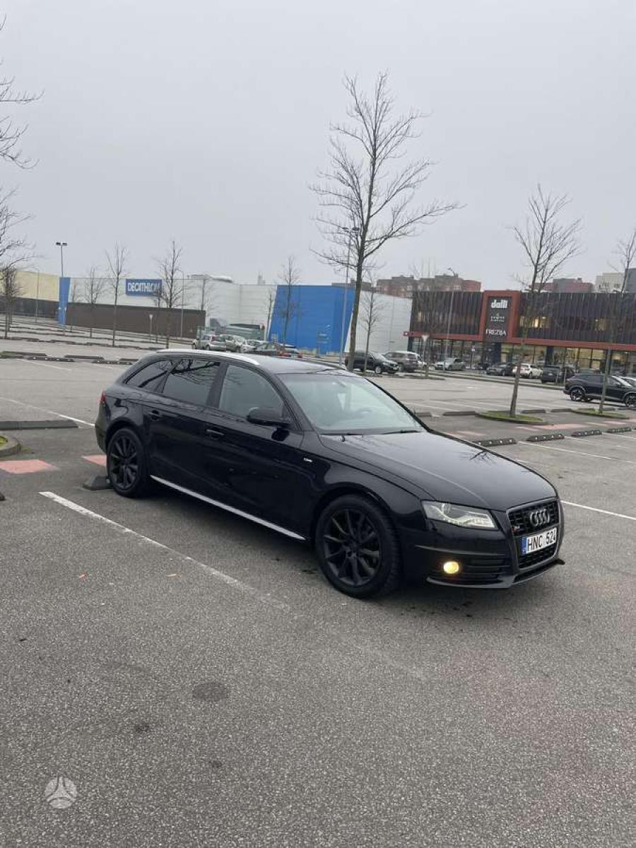 Black Audi A4 2010 in Klaipeda, with an engine capacity of 1.97 L and mileage of 324 thousand km for 3850 €, photo 1 on AUTOMOTO.COM.LV