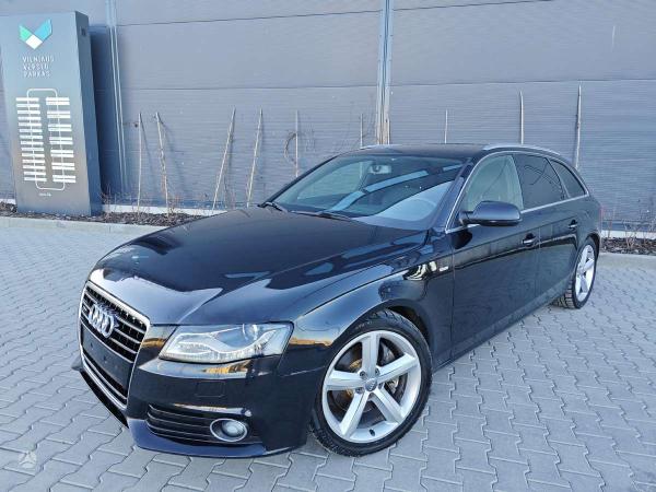 Melns Audi A4 2010 Viļņa, ar dzinēja tilpumu 2.97 L un nobraukumu 280 tūkst. km par 5800 €, foto 1 vietnē AUTOMOTO.COM.LV