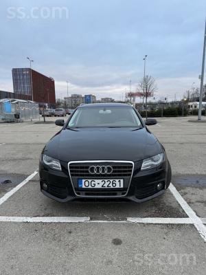 Black Audi A4 2010 in Riga, with an engine capacity of 2.70 L and mileage of 317 thousand km for 6500 €, photo 2 on AUTOMOTO.COM.LV