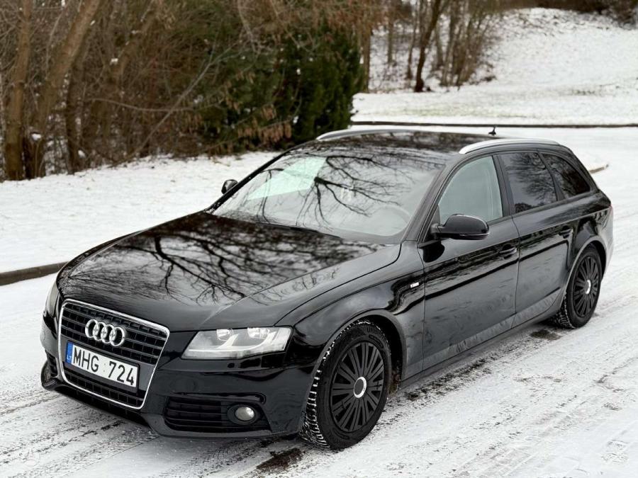 Black Audi A4 2010 in Vilnius, with an engine capacity of 2.00 L and mileage of 290 thousand km for 4500 €, photo 2 on AUTOMOTO.COM.LV