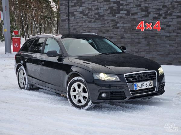 Black Audi A4 2010 in Jurbarkas, with an engine capacity of 2.00 L and mileage of 285 thousand km for 5200 €, photo 1 on AUTOMOTO.COM.LV
