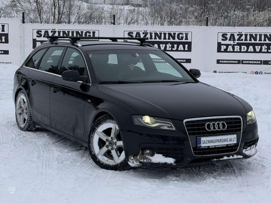 Melns Audi A4 2010 Viļņa, ar dzinēja tilpumu 2.00 L un nobraukumu 300 tūkst. km par 3100 €, foto 2 vietnē AUTOMOTO.COM.LV