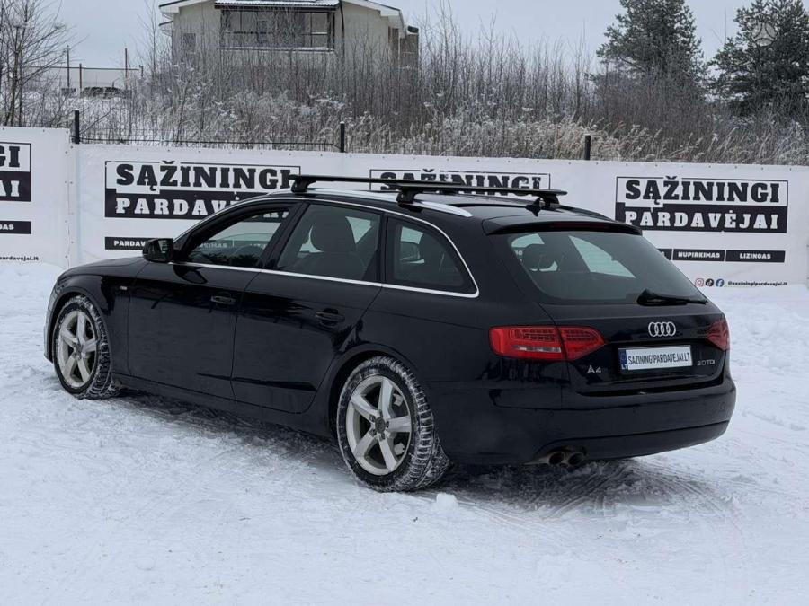 Melns Audi A4 2010 Viļņa, ar dzinēja tilpumu 2.00 L un nobraukumu 300 tūkst. km par 3100 €, foto 6 vietnē AUTOMOTO.COM.LV