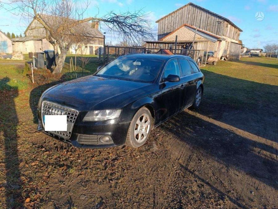 Melns Audi A4 2010 Viļņa, ar dzinēja tilpumu 1.98 L un nobraukumu 320 tūkst. km par 1800 €, foto 1 vietnē AUTOMOTO.COM.LV