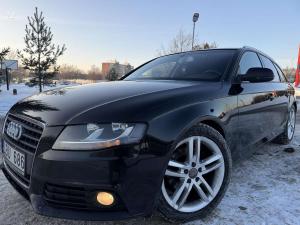 Melns Audi A4 2010 Kauņa, ar dzinēja tilpumu 1.97 L un nobraukumu 348 tūkst. km par 4950 €, foto  vietnē AUTOMOTO.COM.LV