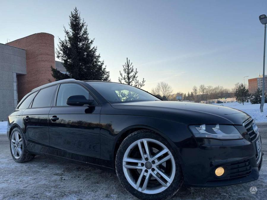 Black Audi A4 2010 in Kaunas, with an engine capacity of 1.97 L and mileage of 348 thousand km for 4950 €, photo 30 on AUTOMOTO.COM.LV