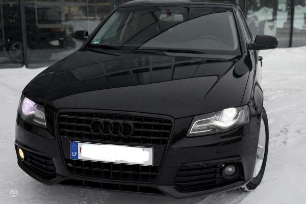 Black Audi A4 2010 in Klaipeda, with an engine capacity of 1.97 L and mileage of 298 thousand km for 5700 €, photo 1 on AUTOMOTO.COM.LV