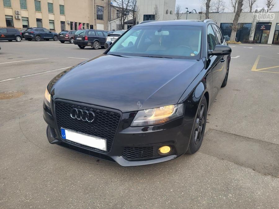 Melns Audi A4 2010 Viļņa, ar dzinēja tilpumu 1.80 L un nobraukumu 288 tūkst. km par 5800 €, foto 4 vietnē AUTOMOTO.COM.LV